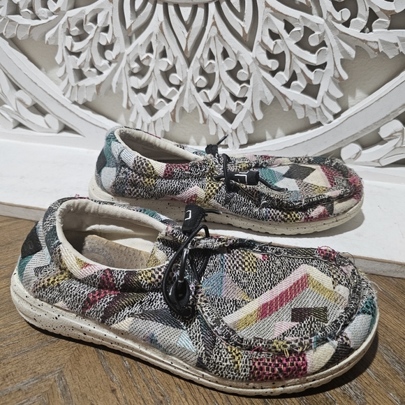 Hey Dude | Shoes | Hey Dude Wally By Buckle Girls Aztec Colorful ...